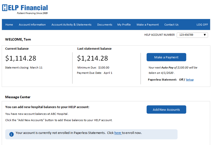 coming soon the new myhelp portal enhanced features include autopay ...